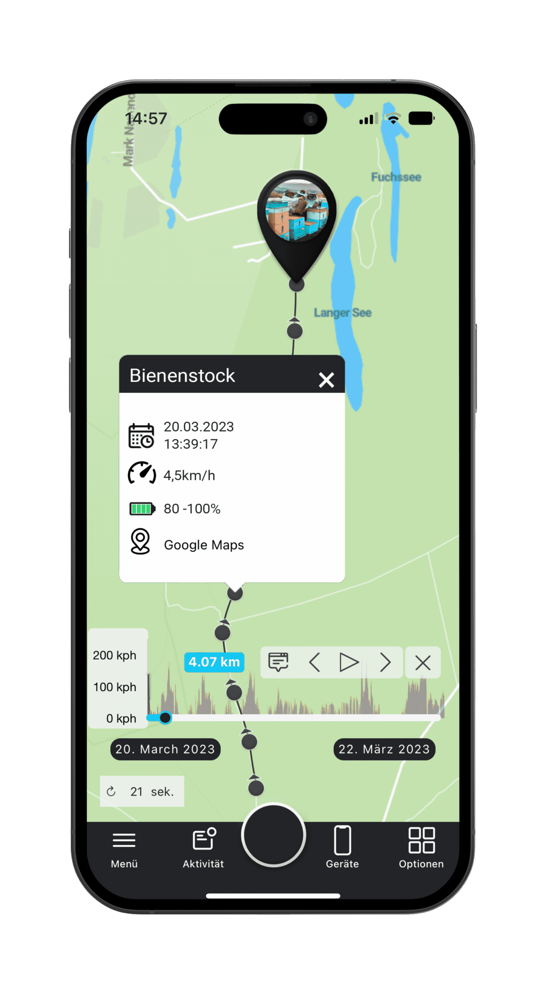 GPS Tracker Bienen - für Bienenstock / Bienenbeute